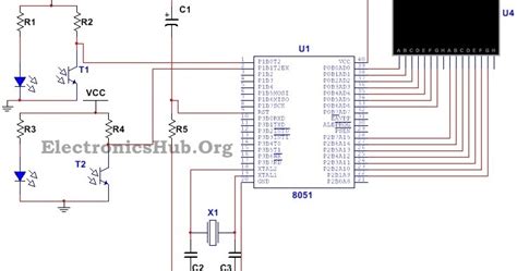 Ec Project Hub Bidirectional Visitor Counter Using 8051 Microcontroller
