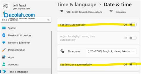 cara mengatasi time synchronization failed di windows
