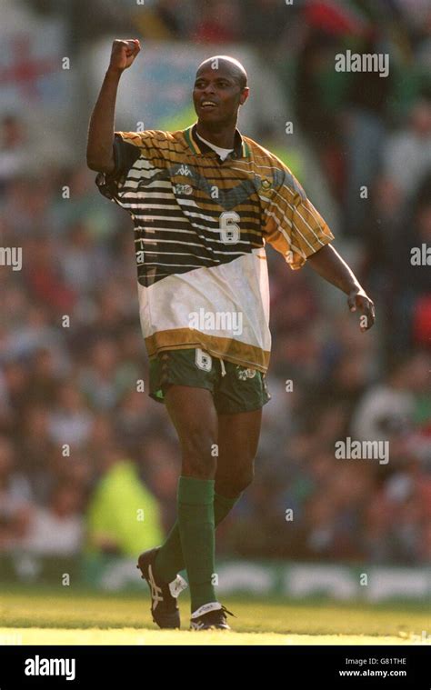 International Soccer England V South Africa Philemon Masinga South