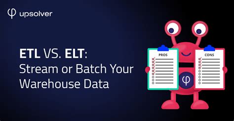 etl vs elt stream or batch your warehouse data upsolver