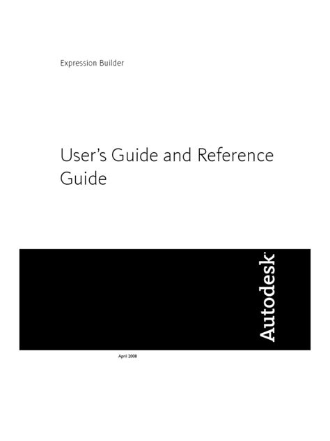 user s guide and reference guide expression builder pdf geographic