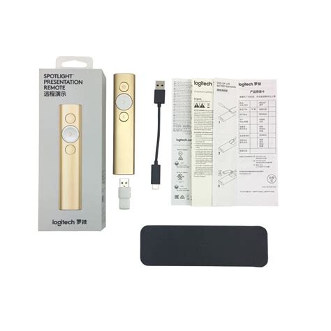 Logitech Spotlight Wireless Presentation Remote 2 4 Ghz And Bluetooth Usb Receiver Digital Laser