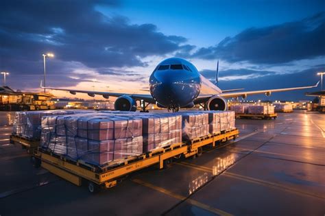 Air Freight Forwarding Industry Generative Ai Premium Ai Generated Image