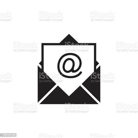 흰색 배경에 격리 된 이메일 아이콘입니다 봉투를 엽니다 웹 사이트 디자인 모바일 앱 Ui에 대한 기호 벡터 그림입니다 고객에