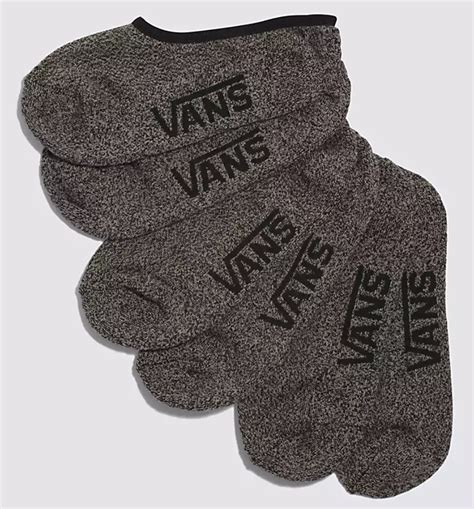 Vans No Show Socks Static Grey