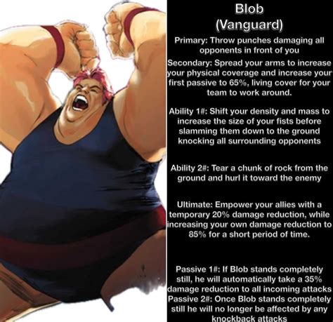 Juggernaut And Blob Character Ideas Rmarvelrivals
