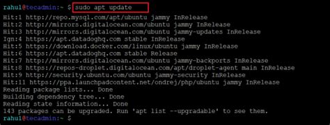 What Does The Apt Update Command Do Tecadmin
