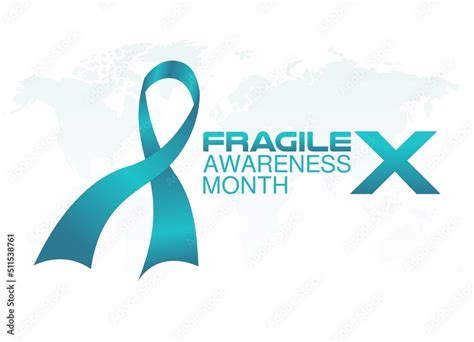 Vector Graphic Of Fragile X Awareness Month Good For Fragile X Awareness Month Celebration Flat