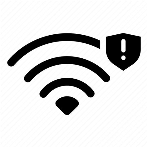 Connection Internet Network Secure Wifi Shield Wifi Wireless Icon