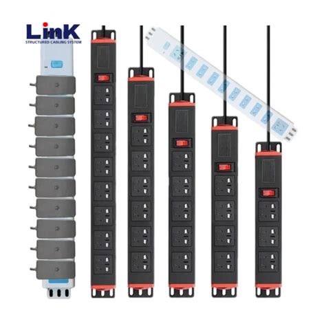 C13 Apc Smart Vertical Dual Or Single Input Pdu Socket For Server Rack