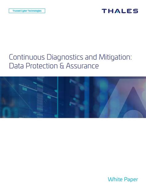 Continuous Diagnostics And Mitigation Solutions Thales Trusted Cyber Technologies
