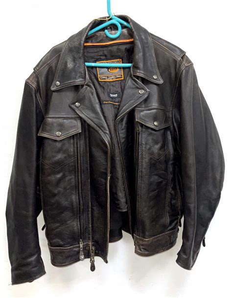 Lot First Classics Leather Motorcycle Jacket