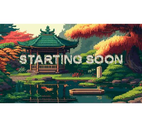 Stream Screens Animated Twitch Japanese Garden Banner Ending