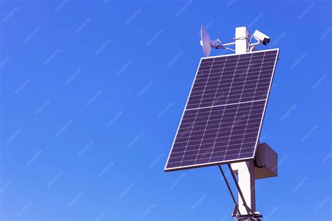 Premium Photo Solar Panel For Surveillance Cctv Camera Of Security