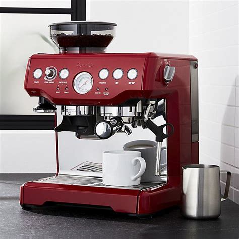 Crate And Barrel Breville ® Red Barista Express Tm Espresso Machine