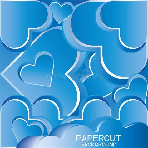 Colored Seamless Pattern Background With Paper Art Style Vector Stock