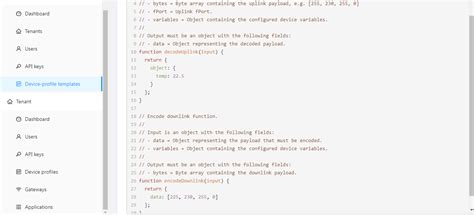 Incorrect Default DecodeUplink And EncodeDownlink Issue Chirpstack Chirpstack GitHub