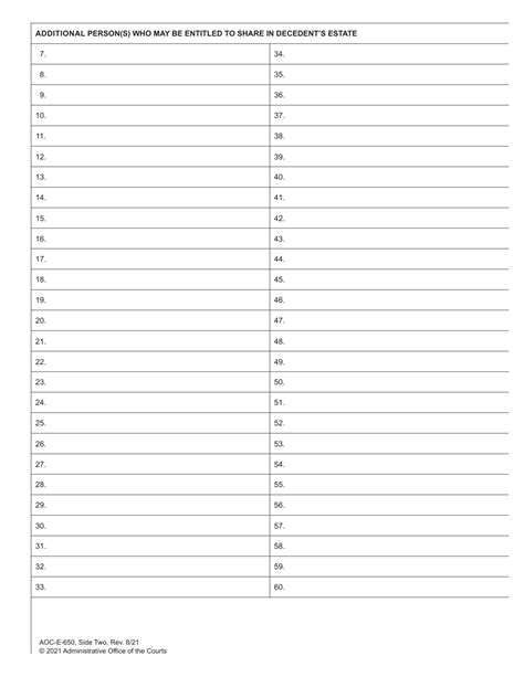 Form Aoc E 650 Download Fillable Pdf Or Fill Online Estates Action Cover Sheet North Carolina