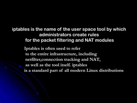 Ppt Network Security Using Iptables Powerpoint Presentation Free