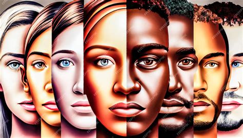 Premium Photo Collage Of Portraits Of Beautiful Women With Different