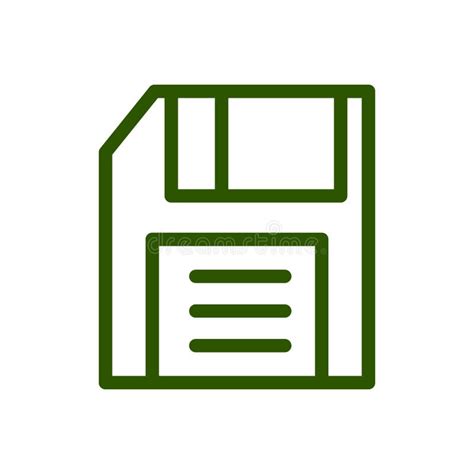 Isolated Floppy Disk Nostalgic Retro Background Vector Stock Vector Illustration Of Vintage