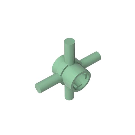 Technic Axle Connector Hub With 4 Bars At 90 48723 Wobrick Gobricks Shop