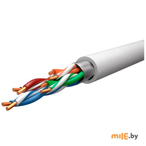 Кабель сетевой ЕТР FTP cat5e 4x2x0,5 CU 50 м 100222 купить в Минске