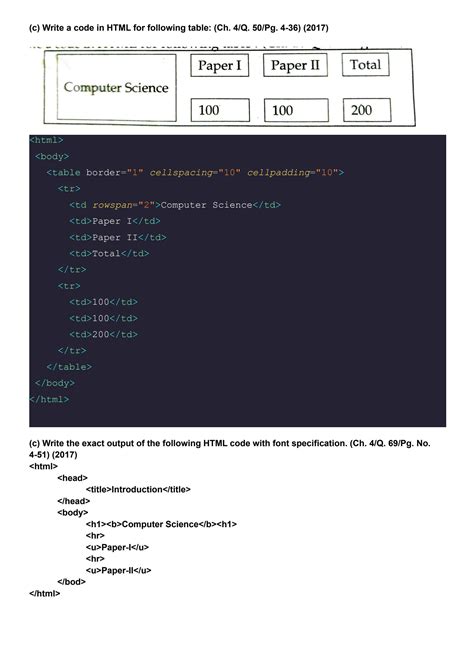 Solution Html Programs With Solutions Studypool