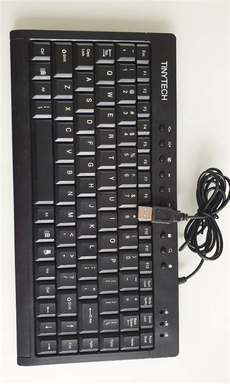 Tinytech Ultra Slim USB Mini Keyboard Wired Computers Tech Parts Accessories Computer