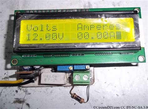 atmega8 based voltmeter ampmeter v2 circuits diy
