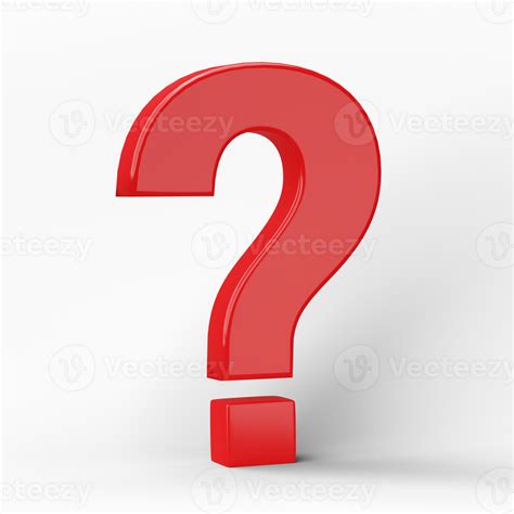 D Question Mark Icon Or Ask Faq Answer Solution Isolated On Transparent Background Png File