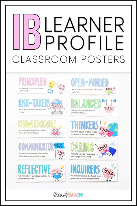 Ib Learner Profile Classroom Posters Kraus Math Ib Learner Profile Learner Profile