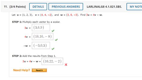 solved let u 1 2 3 v 4 4 −2 and w 3 0 −3 find