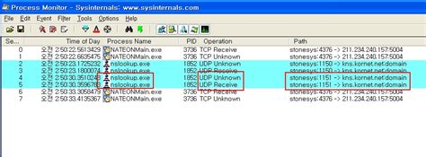 udp 패킷을 생성하는 프로세스 찾기
