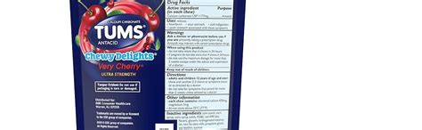 Tums Chewy Delights Ultra Strength Peppermint Antacid Soft