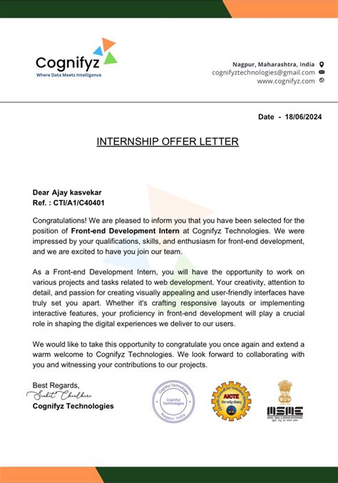 Ajay Kasvekar On Linkedin Cognifyz Cognifyztech Cognifyztechnologies