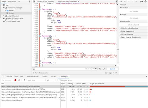 Huge Bundle Due Inclusion Of Images In App Js Issue Storyblok Storyblok Gridsome