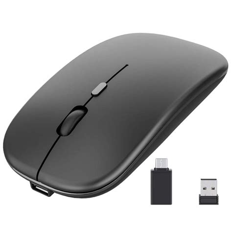 Wireless Mouse Rechargable 2 4g Ultra Silent Optical Mouse With Usb And