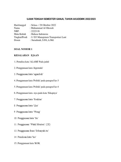 Tugas B Indonesia Pdf