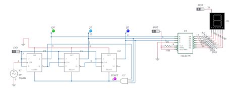 Asynchronous Counter Counter Mod 5 Multisim Live