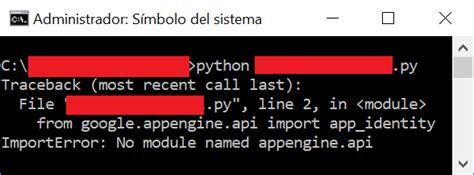 Google App Engine Python Win ImportError No Module Named Appengine Api Stack Overflow