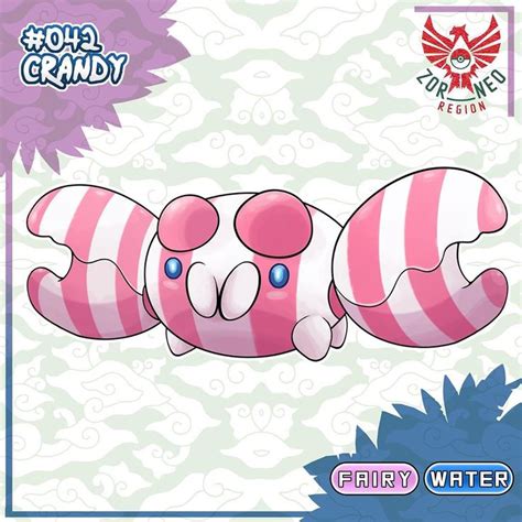 Zorneo Region On Instagram “introducing Crandy The Candy Crab Pokemon 🍬🦀 • Crandy Loves To Cool