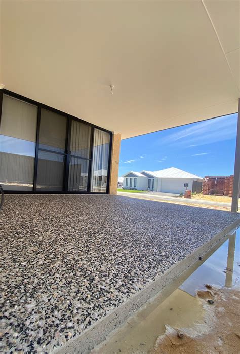 Exposed Aggregate Patios Perth Handmade Concreting