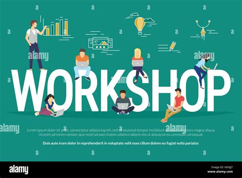 Workshop Concept Illustration Stock Vector Image And Art Alamy