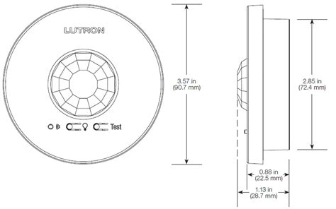 Lutron Wireless Occupancy Vacancy Ceiling Sensor User Manual