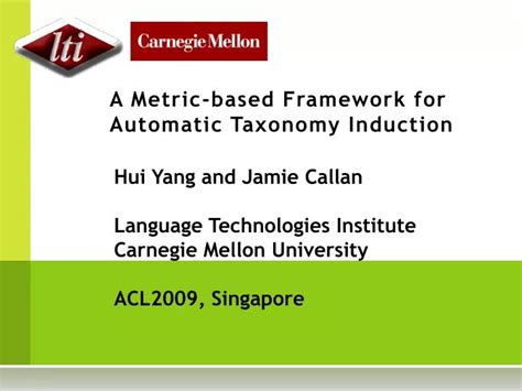 ppt a metric based framework for automatic taxonomy induction