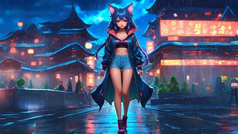 Молодая девушка на улице ночного города · бесплатная фотография от Danastr картинки и обои на