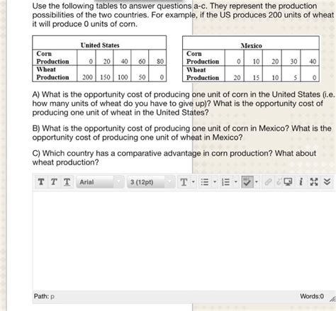 solved use the following tables to answer questions a c