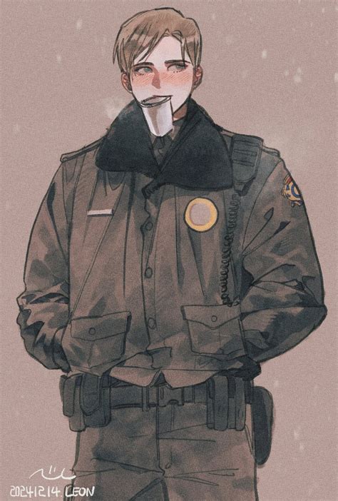 Leon S Kennedy Resident Evil Drawn By Nul Danbooru