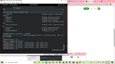 Zenity Commands Zenity — Zenity Is The Program That By Ajitha B